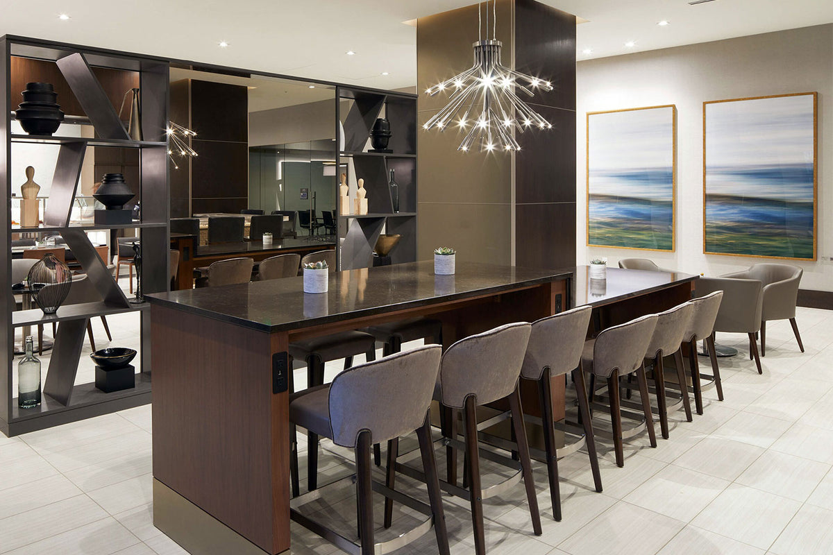 How Large Hotel Artwork Impacts Marriott Dining Room– Angela Cameron