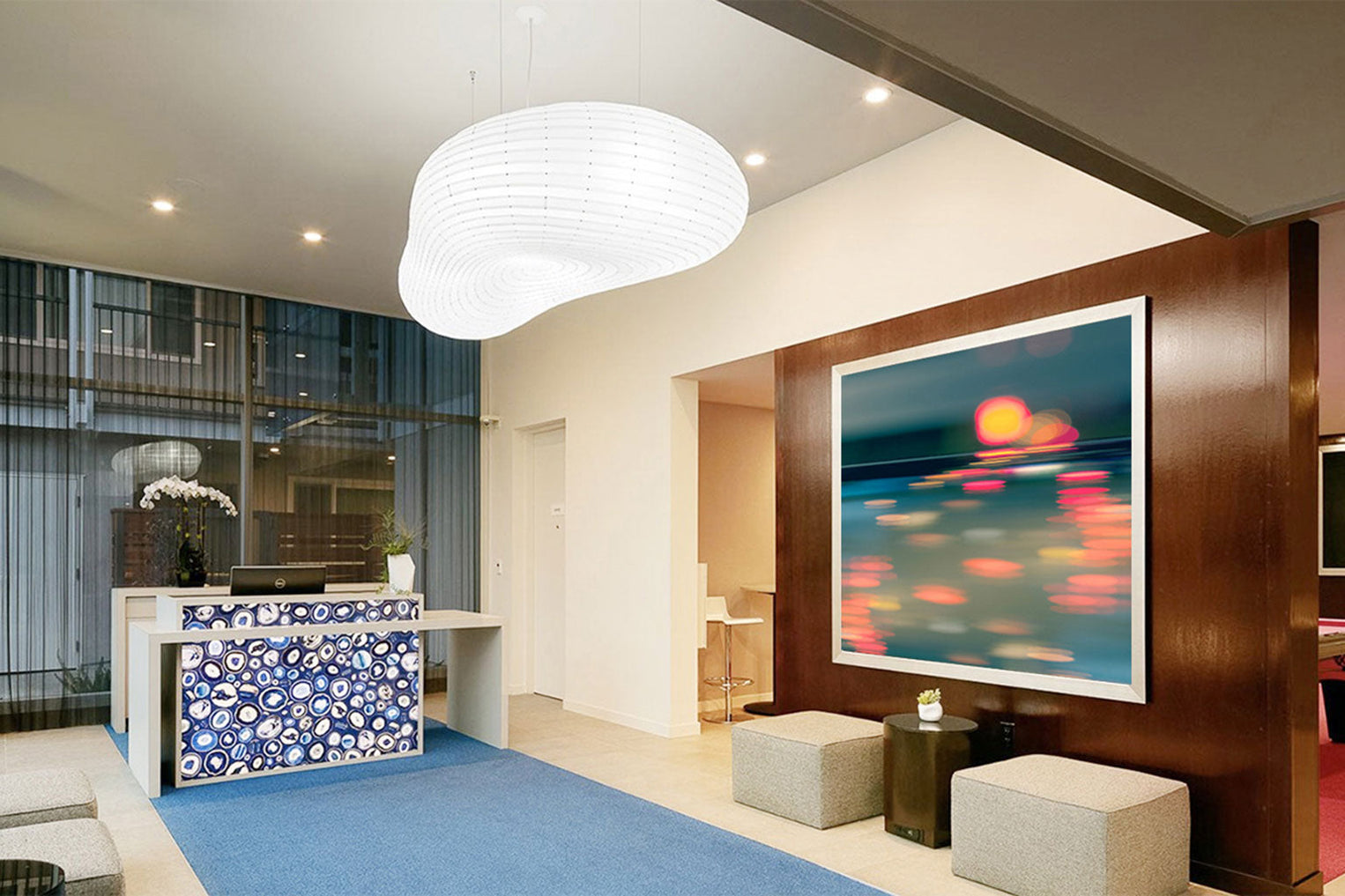 Hotel Lobby Art | Lucent Hotel California– Angela Cameron