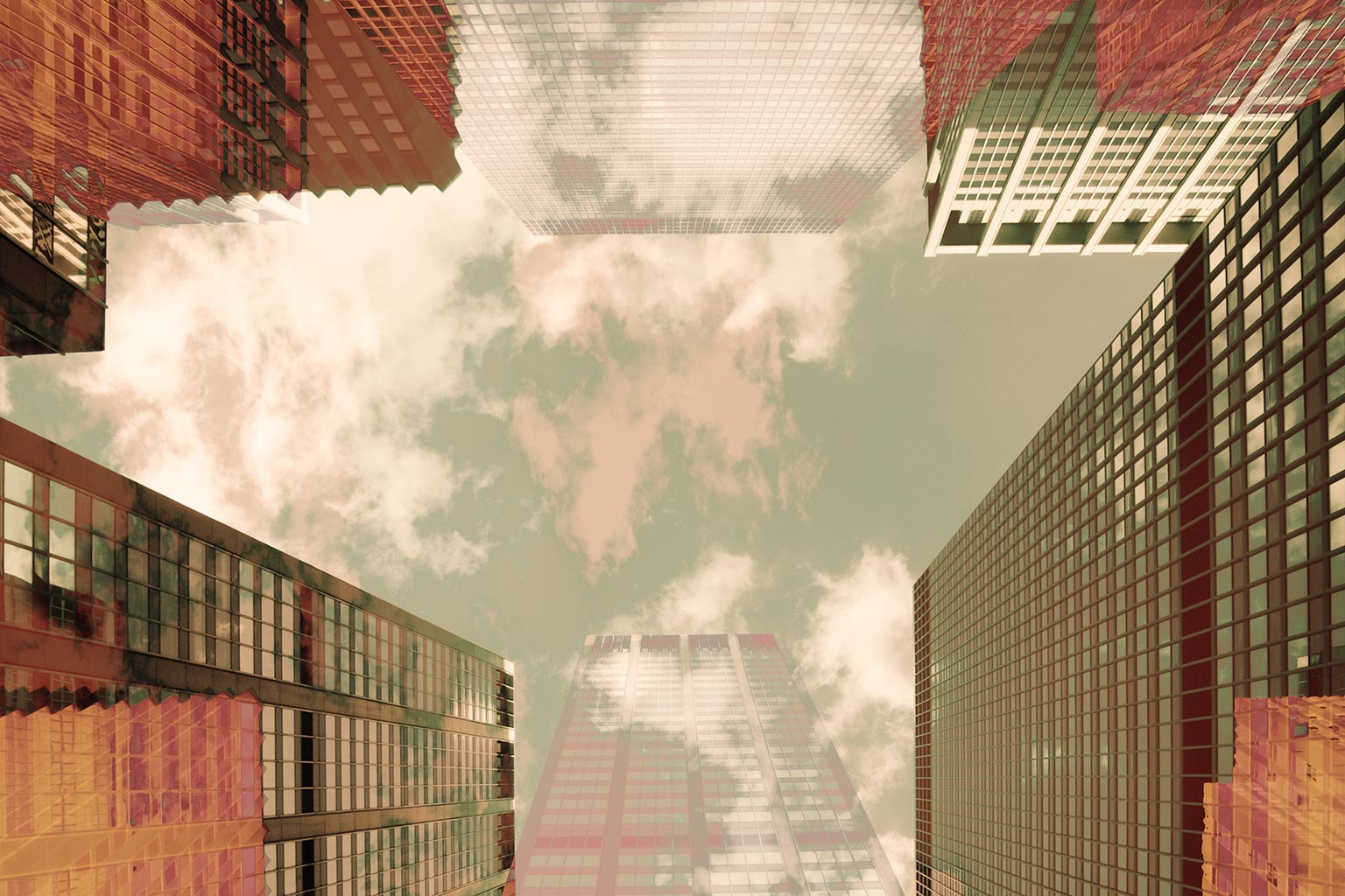 Modern Corporate Art | Abstract Corridor Artwork - Angela Cameron