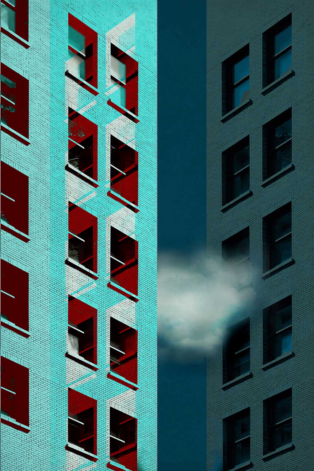 Architecture Digital Artwork | Abstract Building Art– Angela Cameron