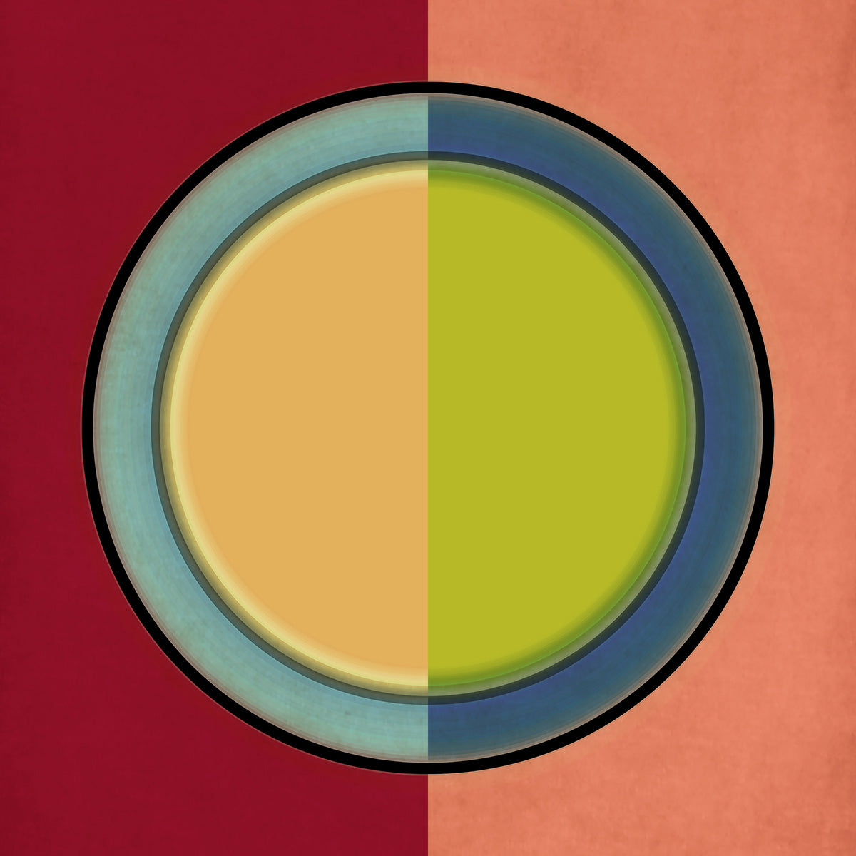 Geometric Red Art Angela Cameron geometric-red-art-angela-cameron